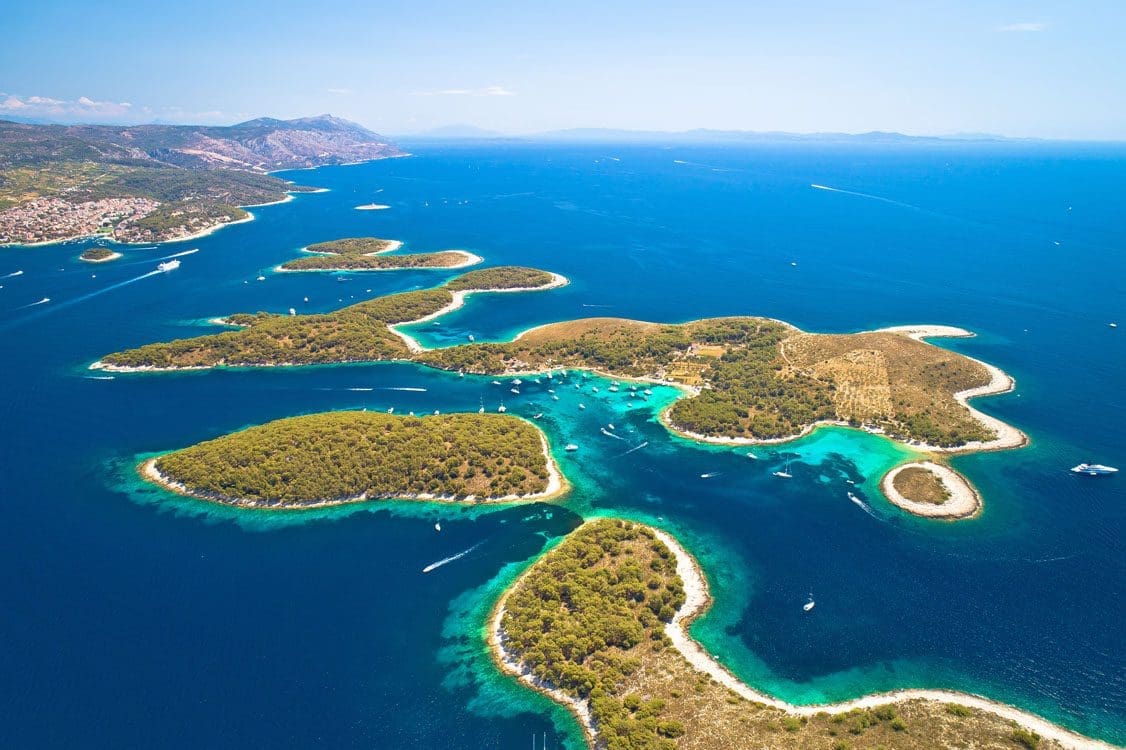 Ausflug nach Hvar, Pakleni Inseln